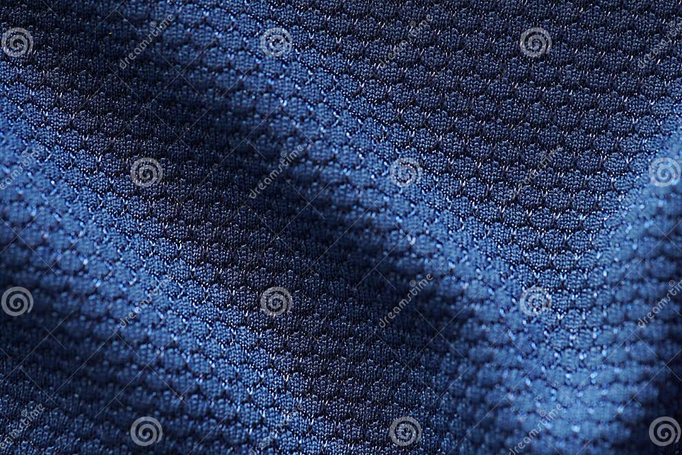 Blue Cotton Fabric Texture for Background Stock Image - Image of ...