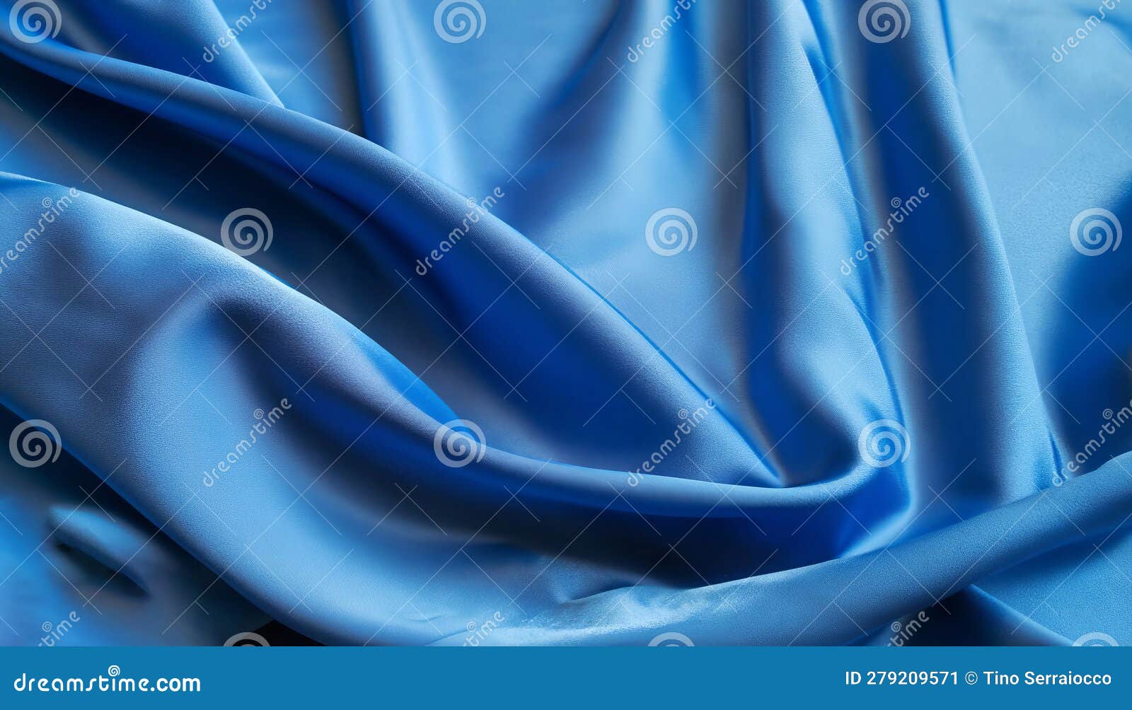 Blue Silk Texture Background,generated with AI. Stock Image - Image of ...