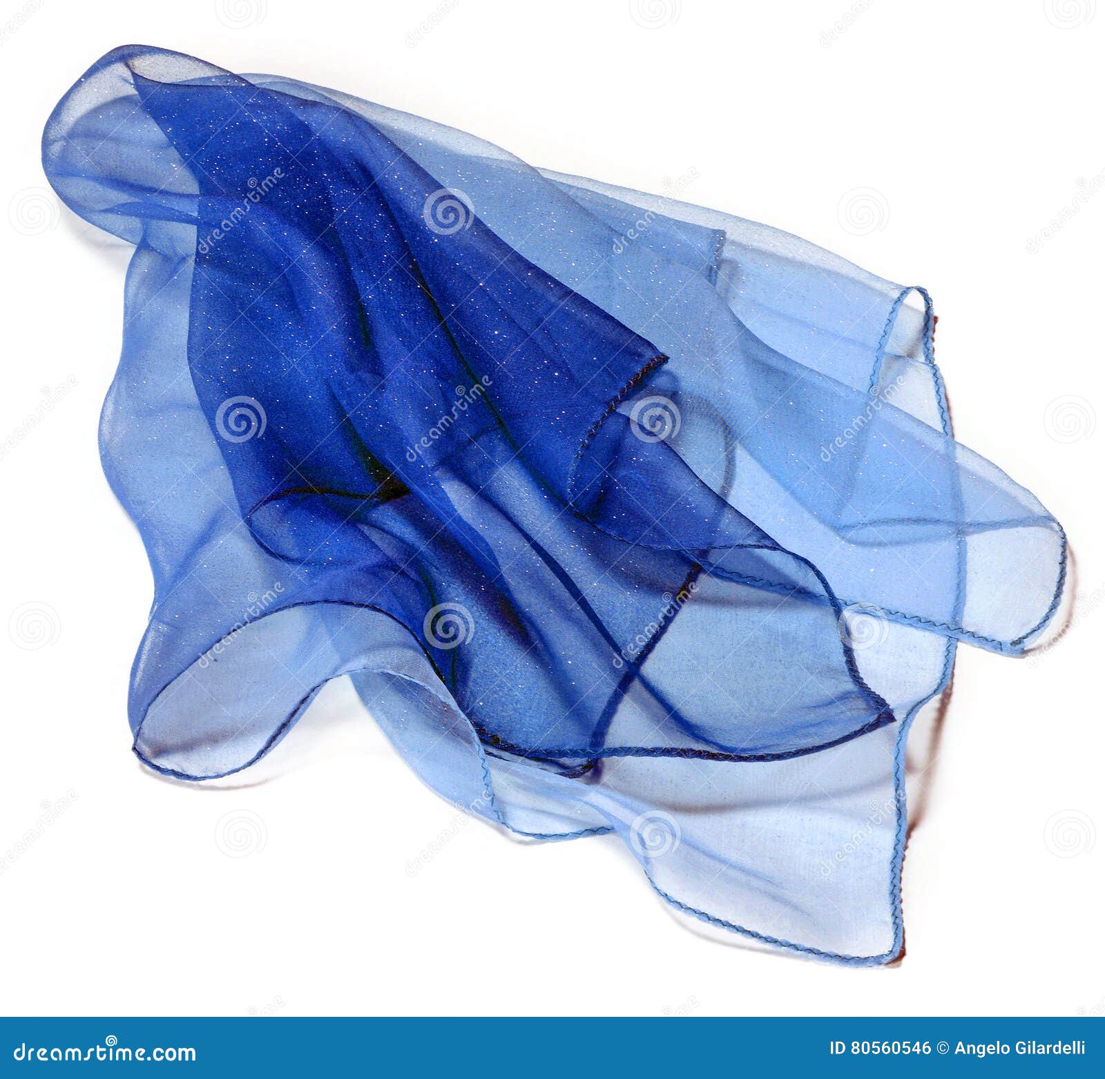Blue silk stock photo. Image of fabric, textile, material - 80560546