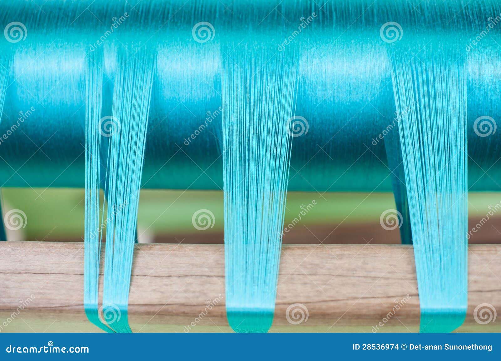 Blue silk weaving stock photo. Image of product, cotton - 28536974