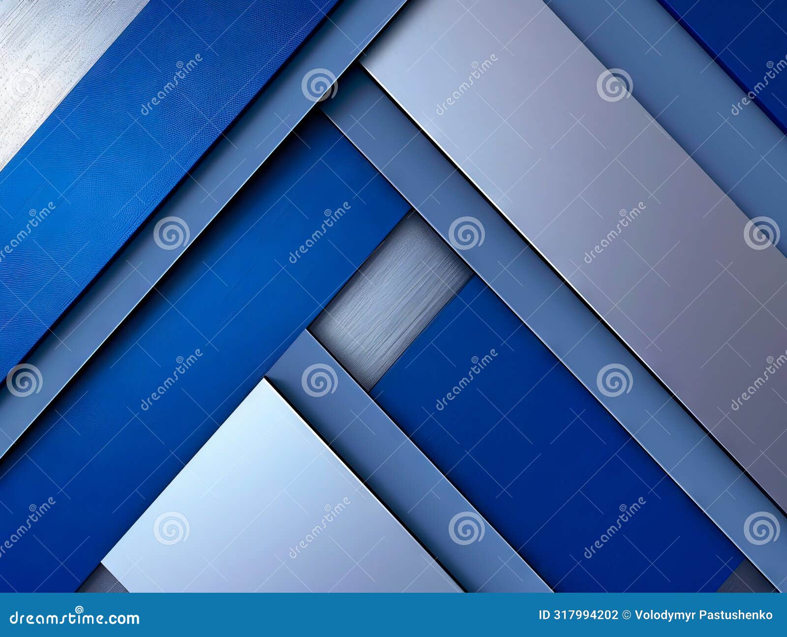 A Blue and Silver Background with a Metal Pattern Stock Photo - Image ...