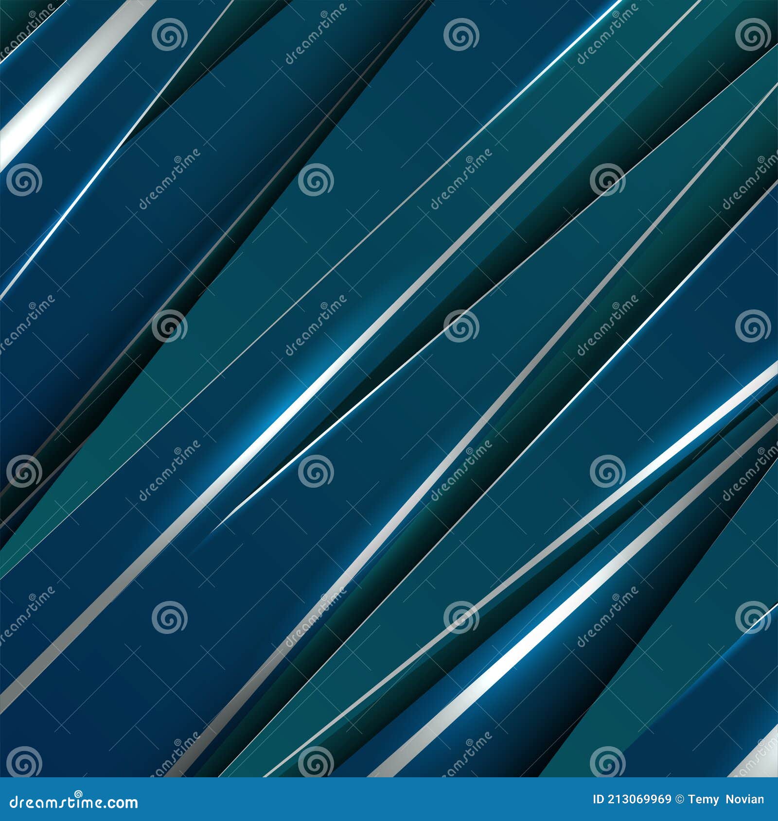Blue and Silver Elegant Abstract Background Stock Vector - Illustration ...