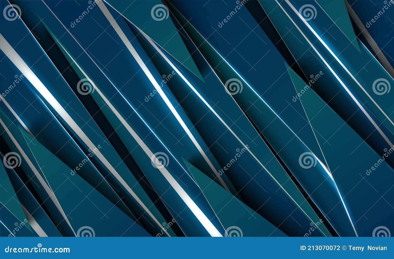Blue and Silver Elegant Abstract Background Stock Vector - Illustration ...