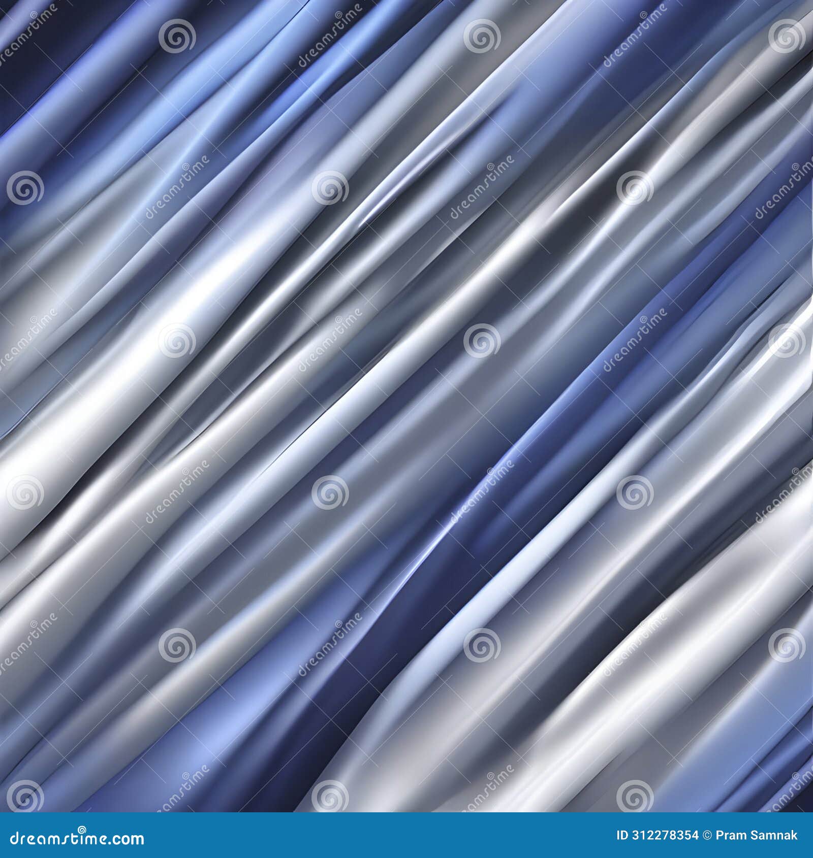 Blue and Silver Gradient with Smooth Color Transitions. AI-Generated ...
