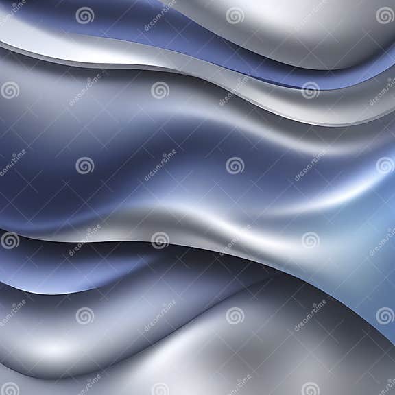Blue and Silver Gradient with Smooth Color Transitions. AI-Generated ...