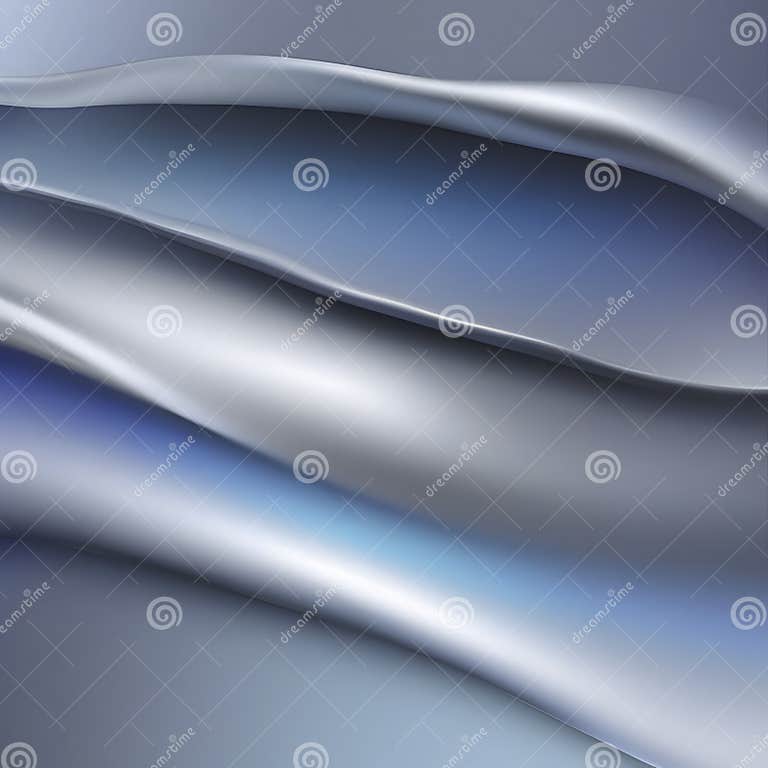 Blue and Silver Gradient with Smooth Color Transitions. AI-Generated ...