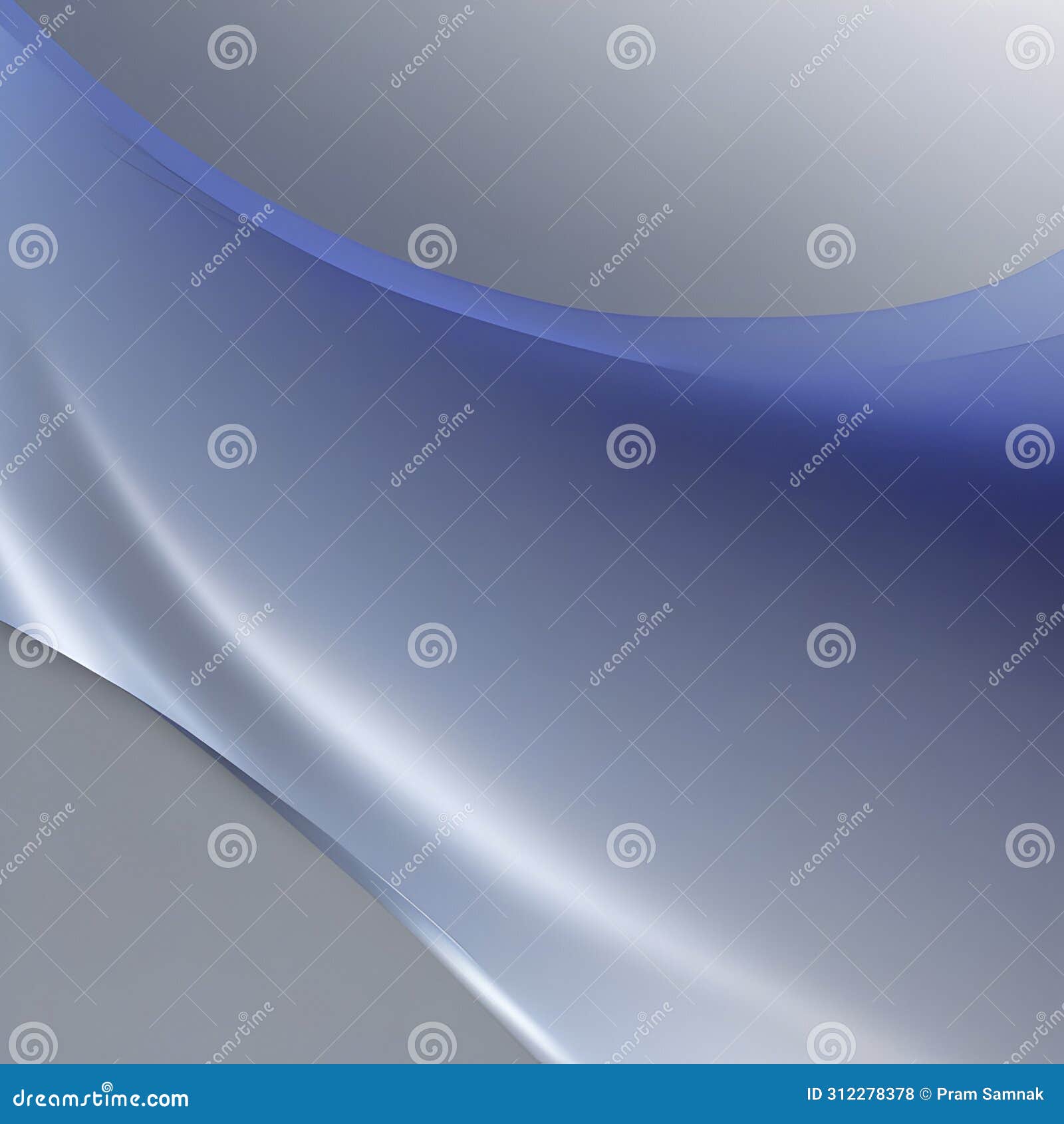 Blue and Silver Gradient with Smooth Color Transitions. AI-Generated ...