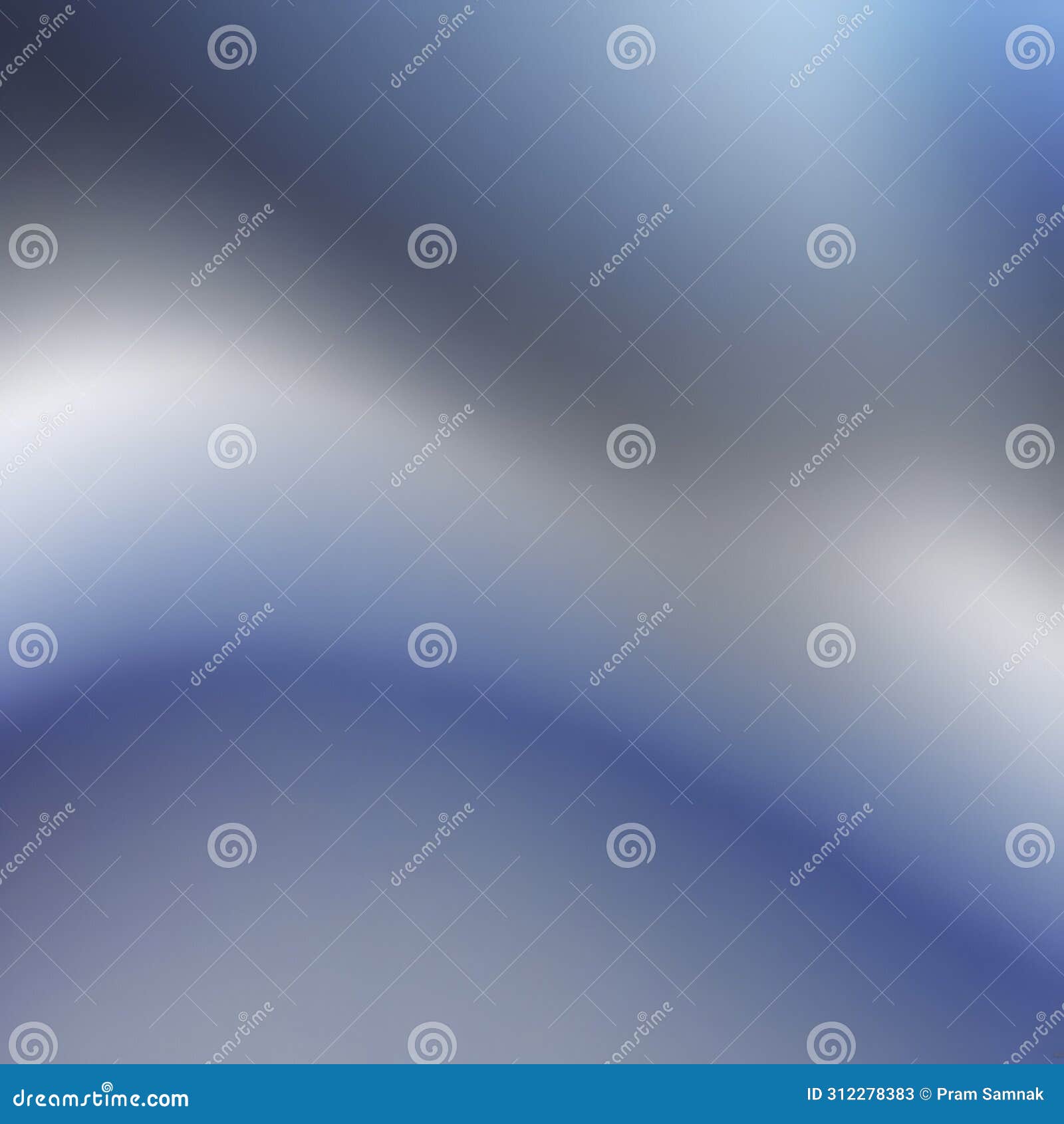 Blue and Silver Gradient with Smooth Color Transitions. AI-Generated ...