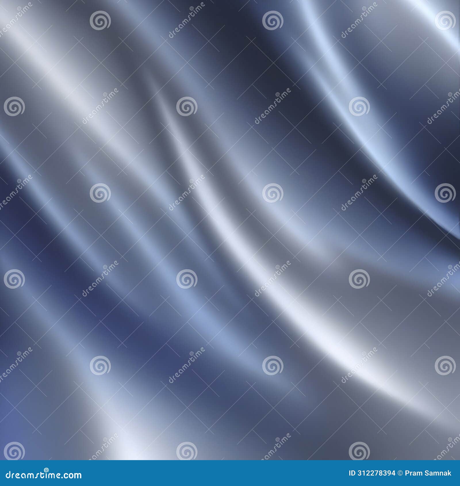 Blue and Silver Gradient with Smooth Color Transitions. AI-Generated ...