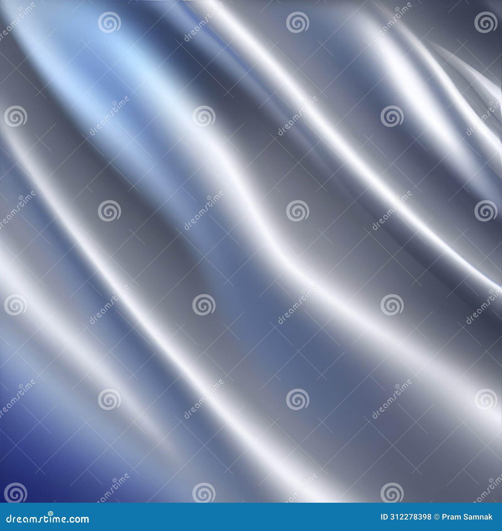 Blue and Silver Gradient with Smooth Color Transitions. AI-Generated ...