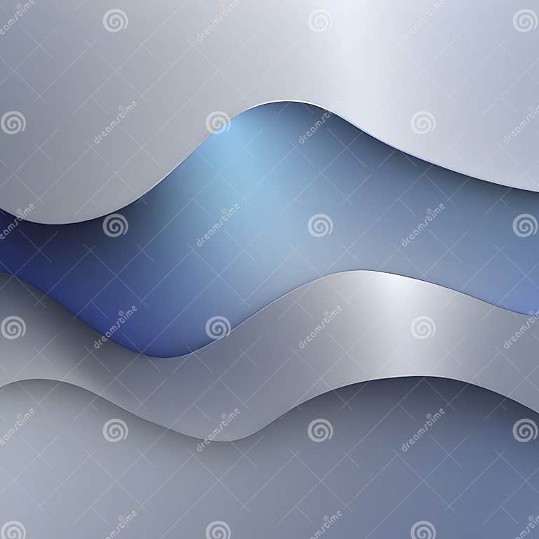 Blue and Silver Gradient with Smooth Color Transitions. AI-Generated ...