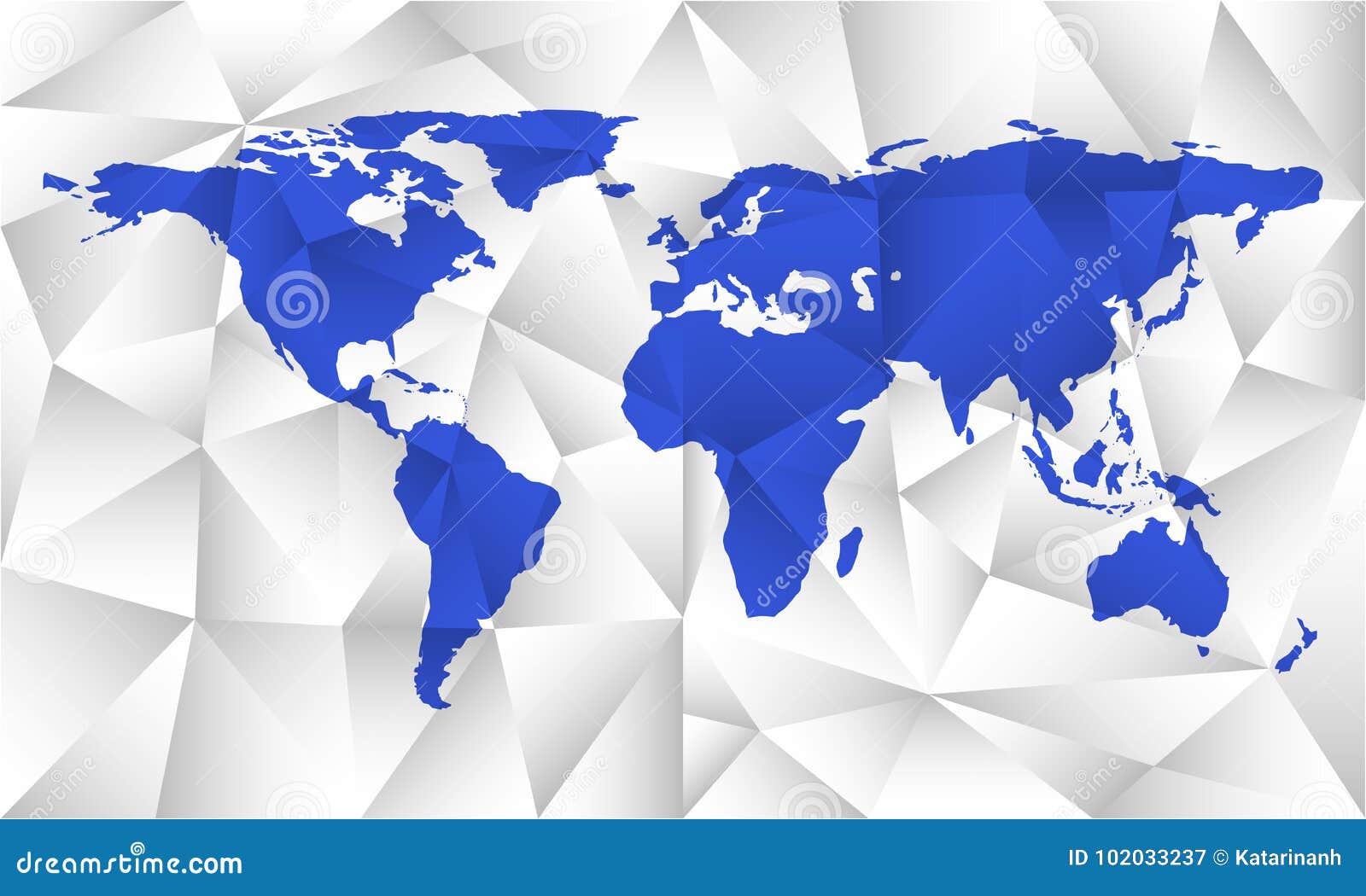Blue Similar World Map. Map Concept in Polygonal Style. World Map Blank ... Blue Similar World Map. Map Concept in Polygonal Style. World Map Blank ...