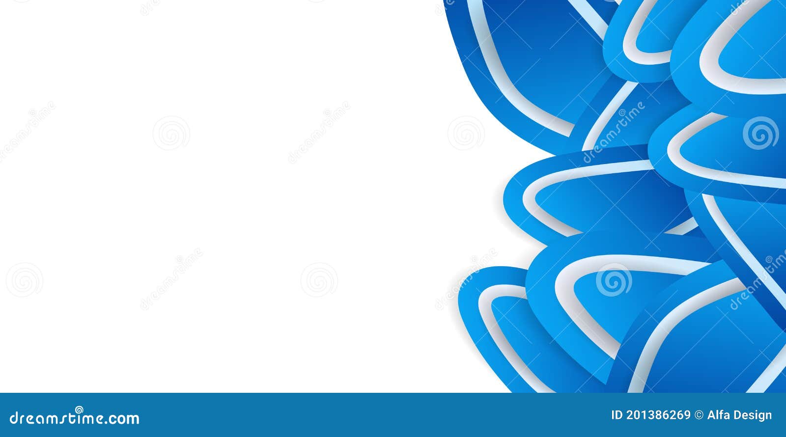 Blue Simple Abstract Background Stock Illustration - Illustration of ...