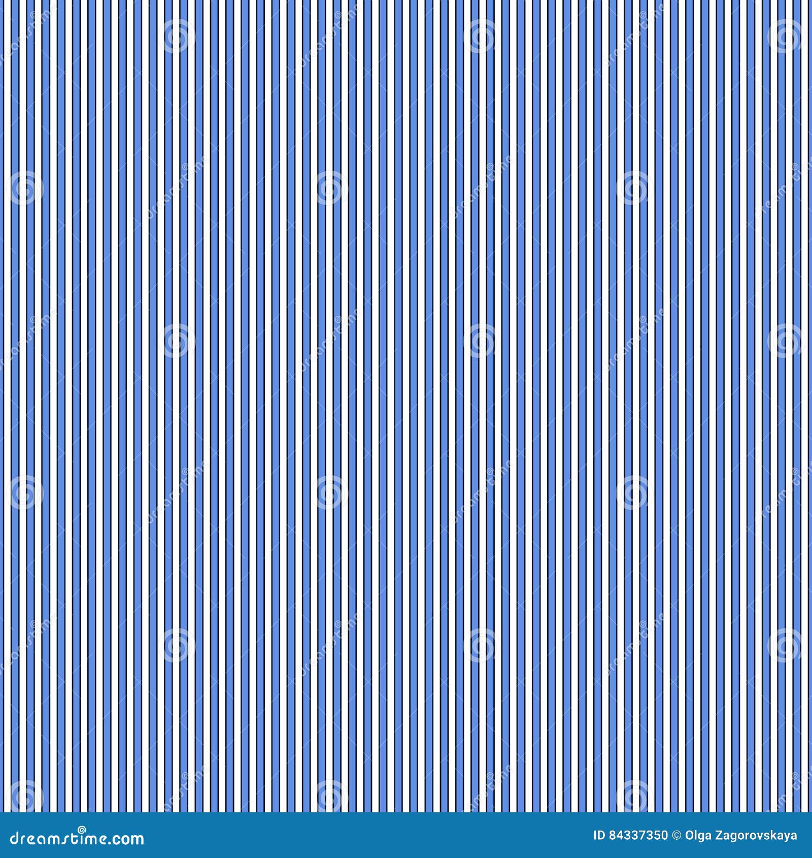 Blue Simple Stripes Abstract Seamless Vector Pattern, Primitive Stock ...