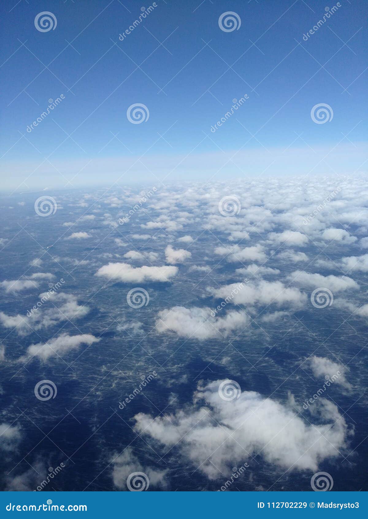 Skyview from a Plane Window Stock Image - Image of white, window: 112702229