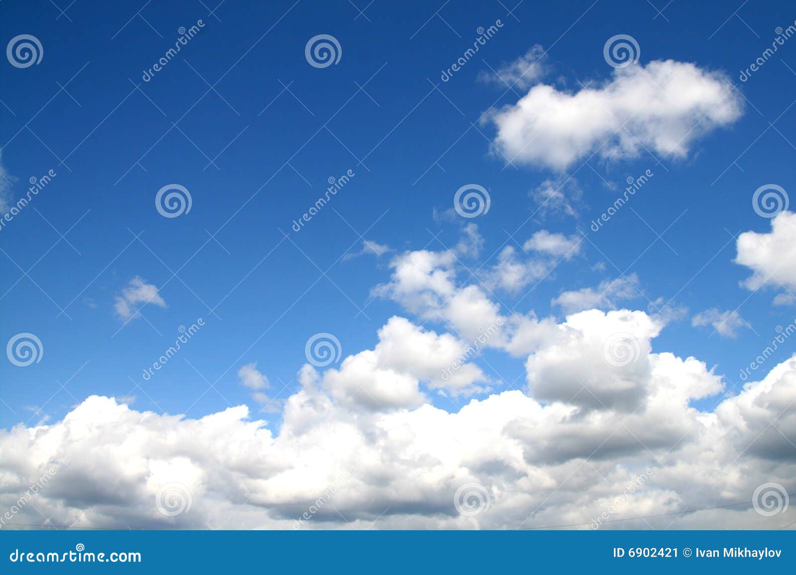 Blue sky stock image. Image of overcast, clouds, ozone - 6902421
