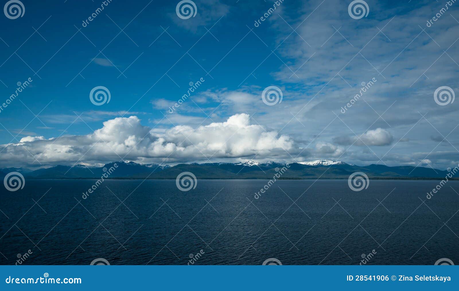 Blue sky Alaska stock photo. Image of hill, view, horizon - 28541906