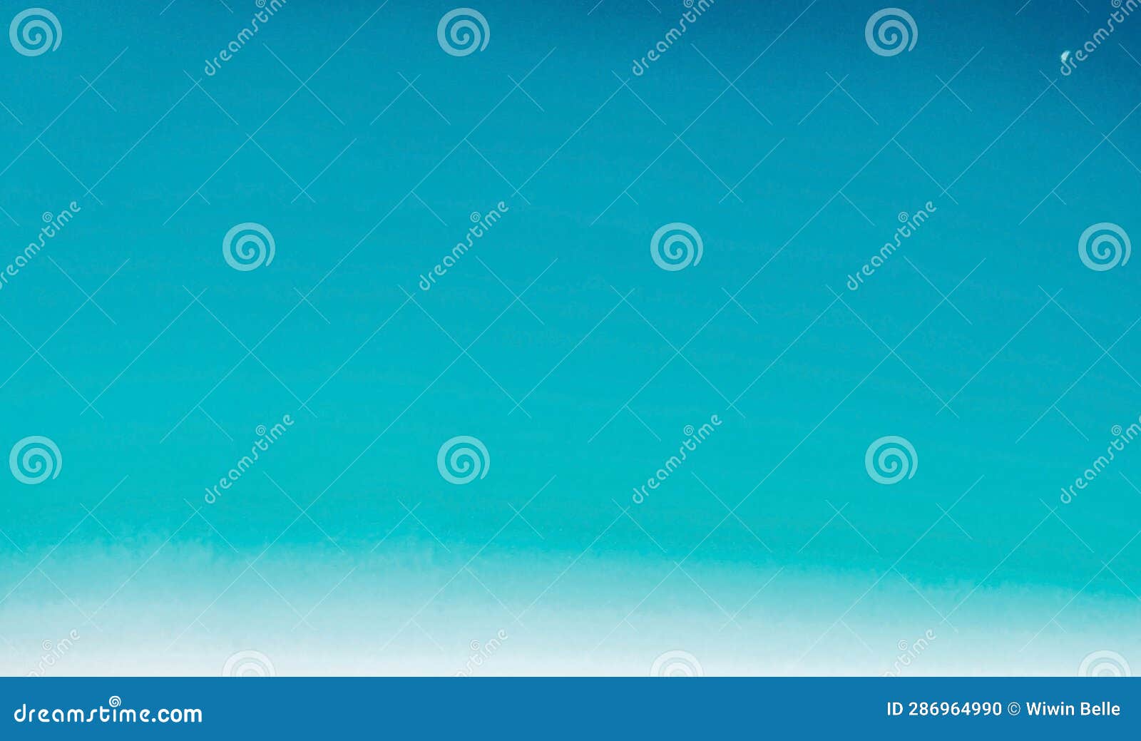 Blue Sky Background in Blue Gradient Stock Illustration - Illustration ...