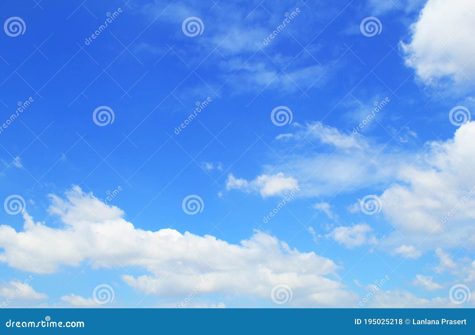 Blue Sky Background with Clouds Stock Photo - Image of abstract ...