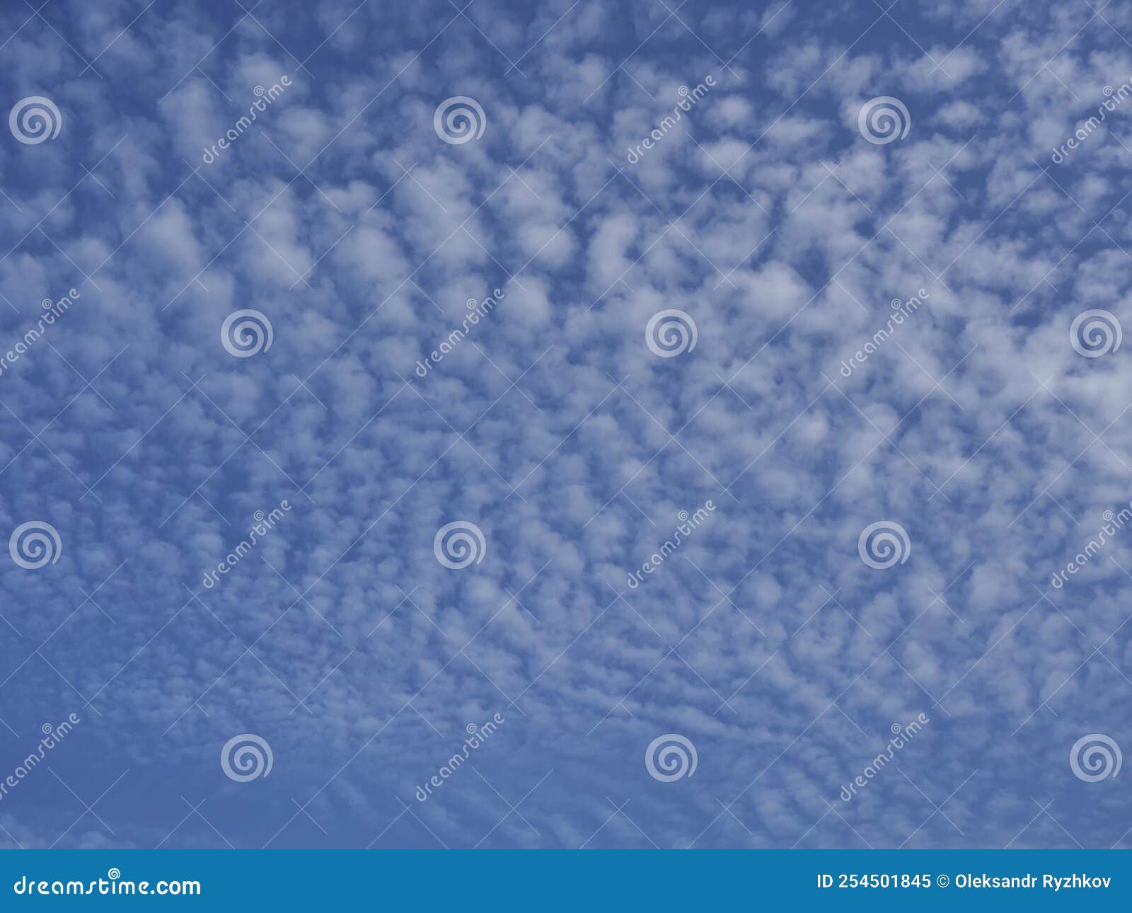 Blue Sky Background with Clouds Stock Image - Image of color, outdoor ...