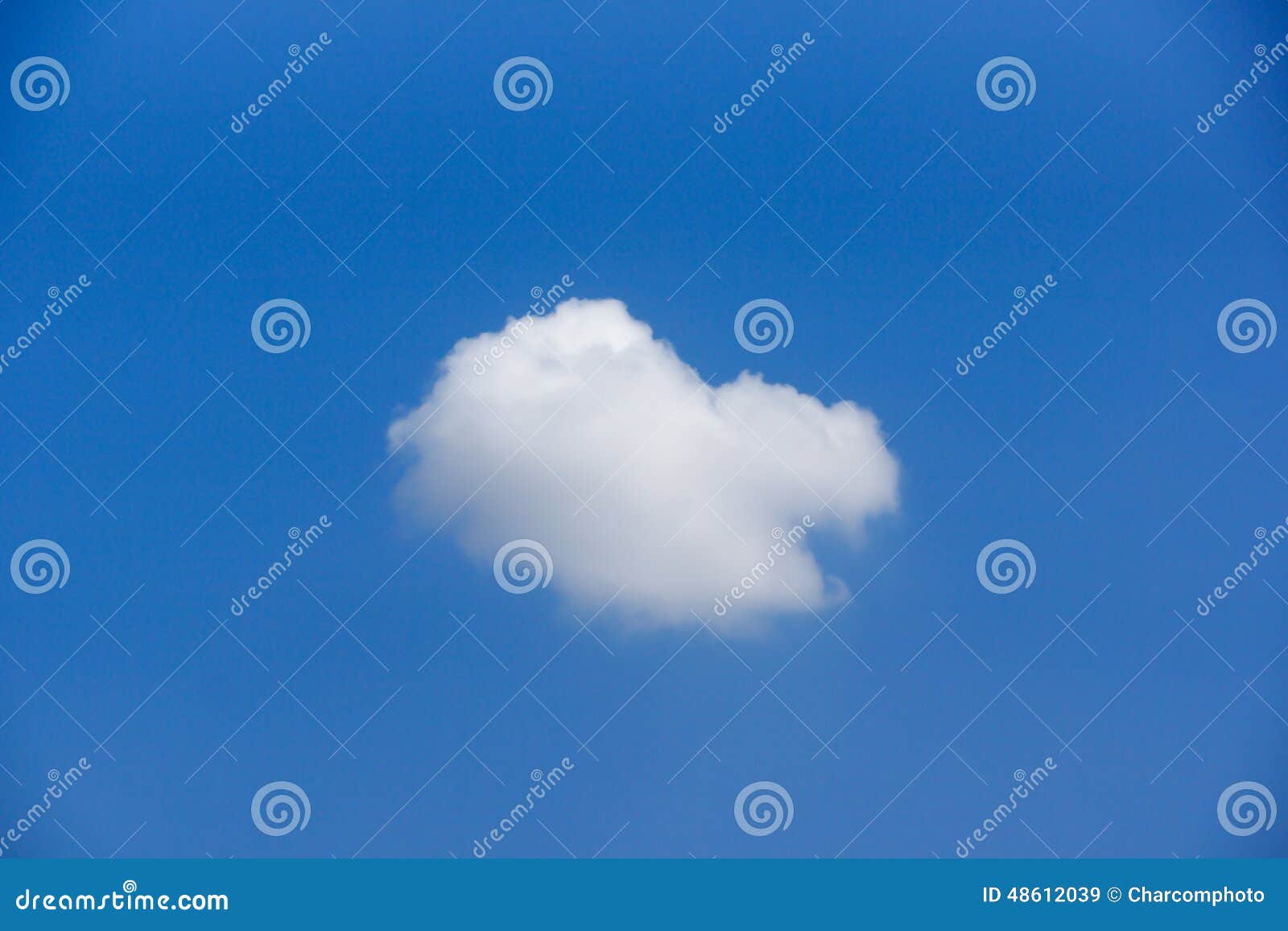 Blue Sky Background with Tiny Cloud Stock Image - Image of climate ...