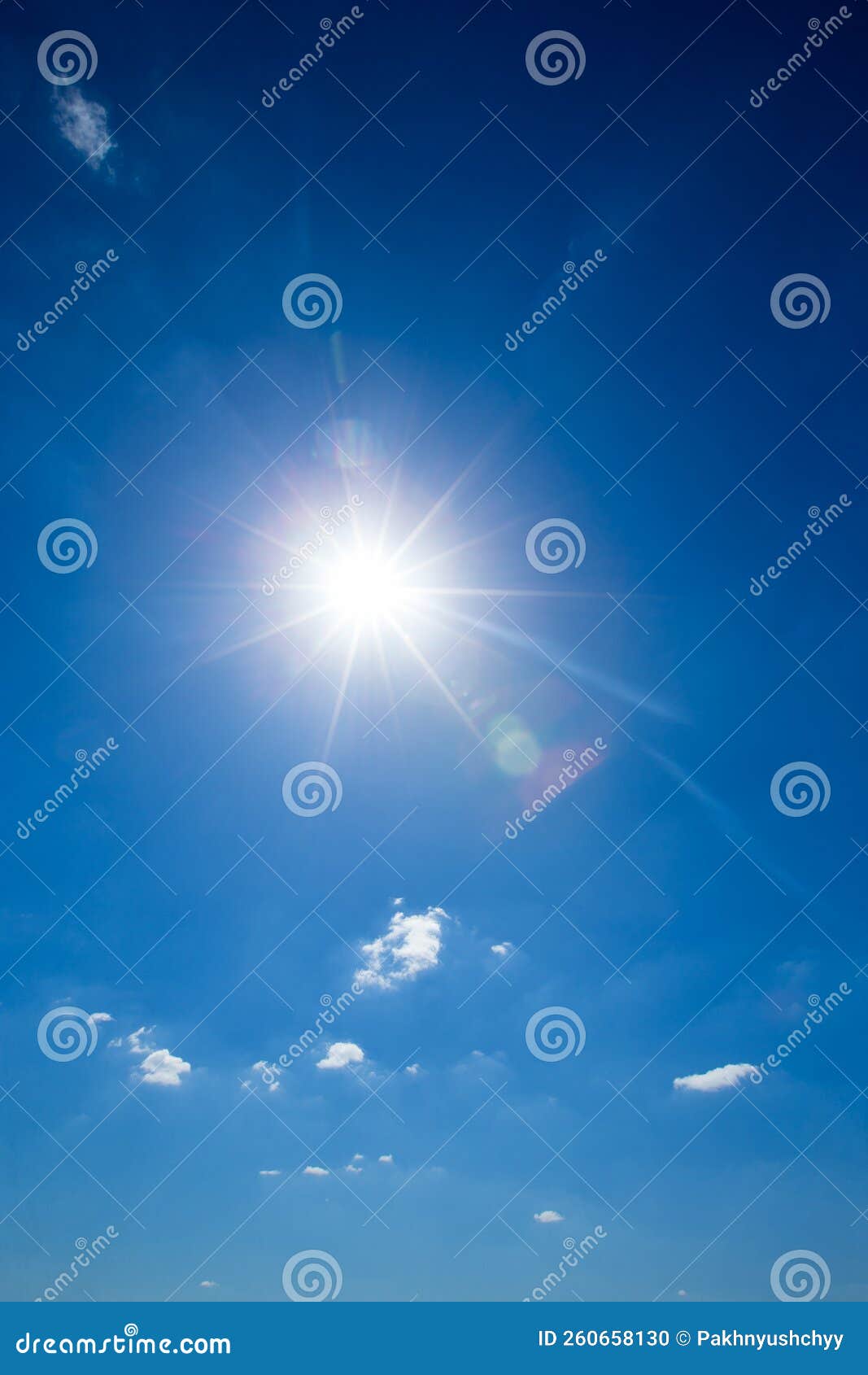 Blue Sky Background with Clouds Stock Photo - Image of beautiful, high ...