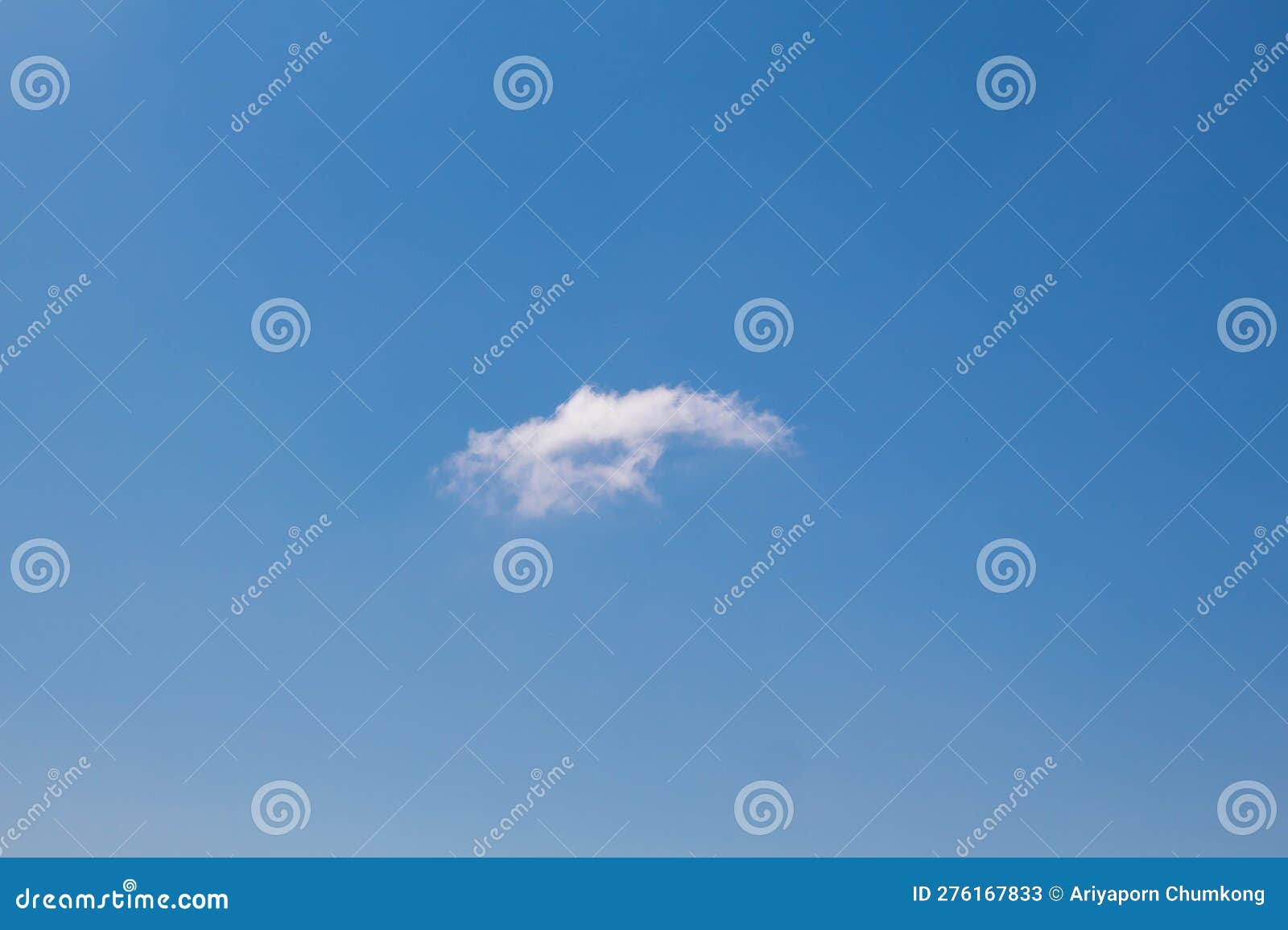 Blue Sky with White Clouds, Blue Sky on Clear Days Background or ...