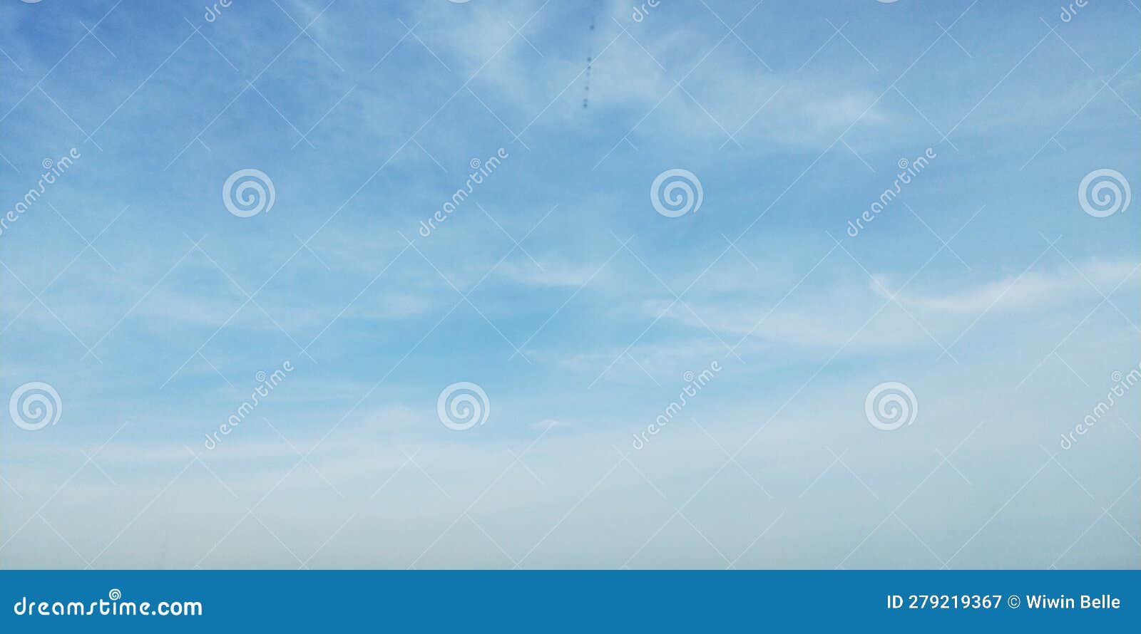 Blue Sky Background with White Clouds, Soft Focus Stock Image - Image ...