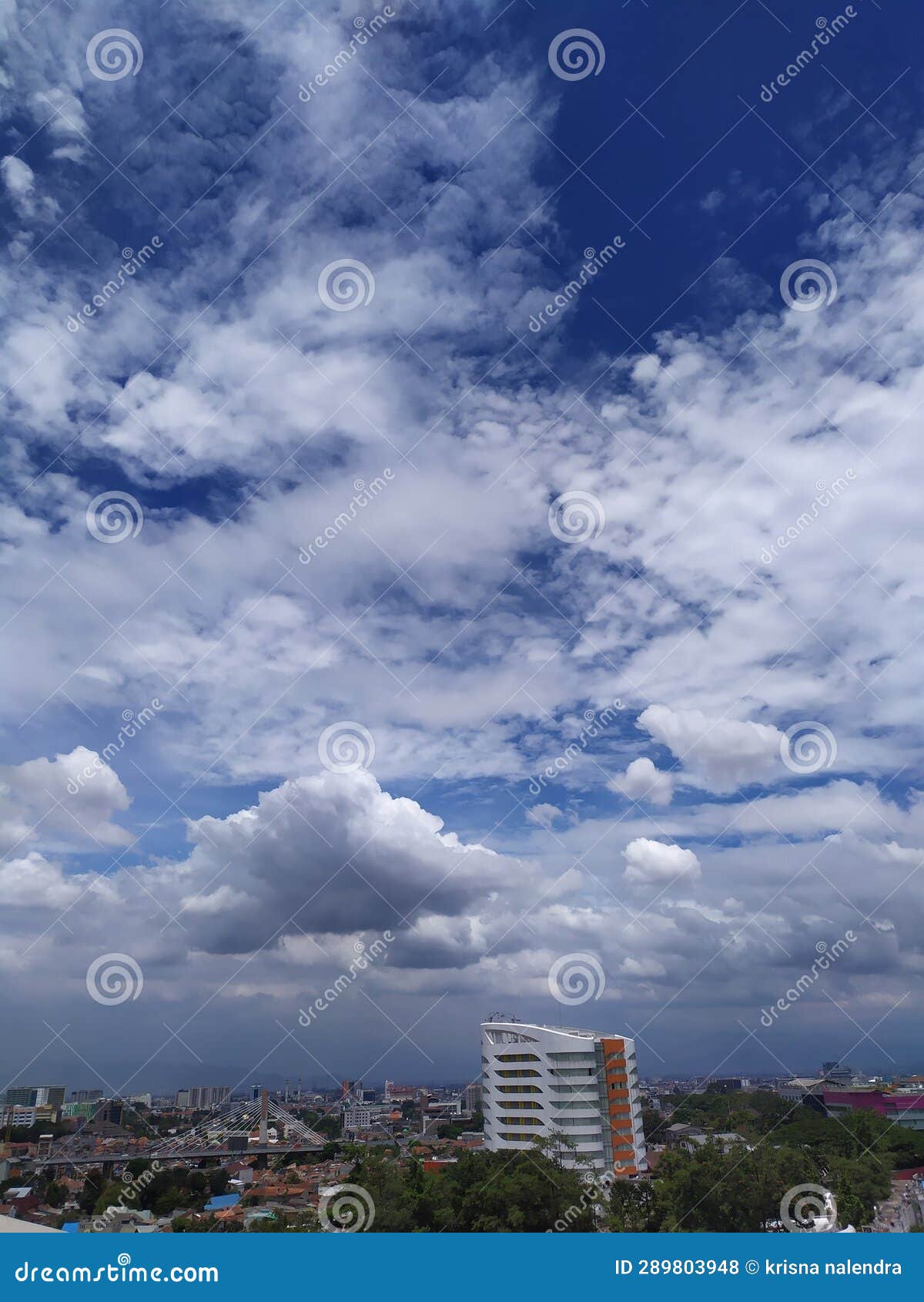 Blue Sky at Bandung, West Java, Indonesia Stock Photo - Image of java ...