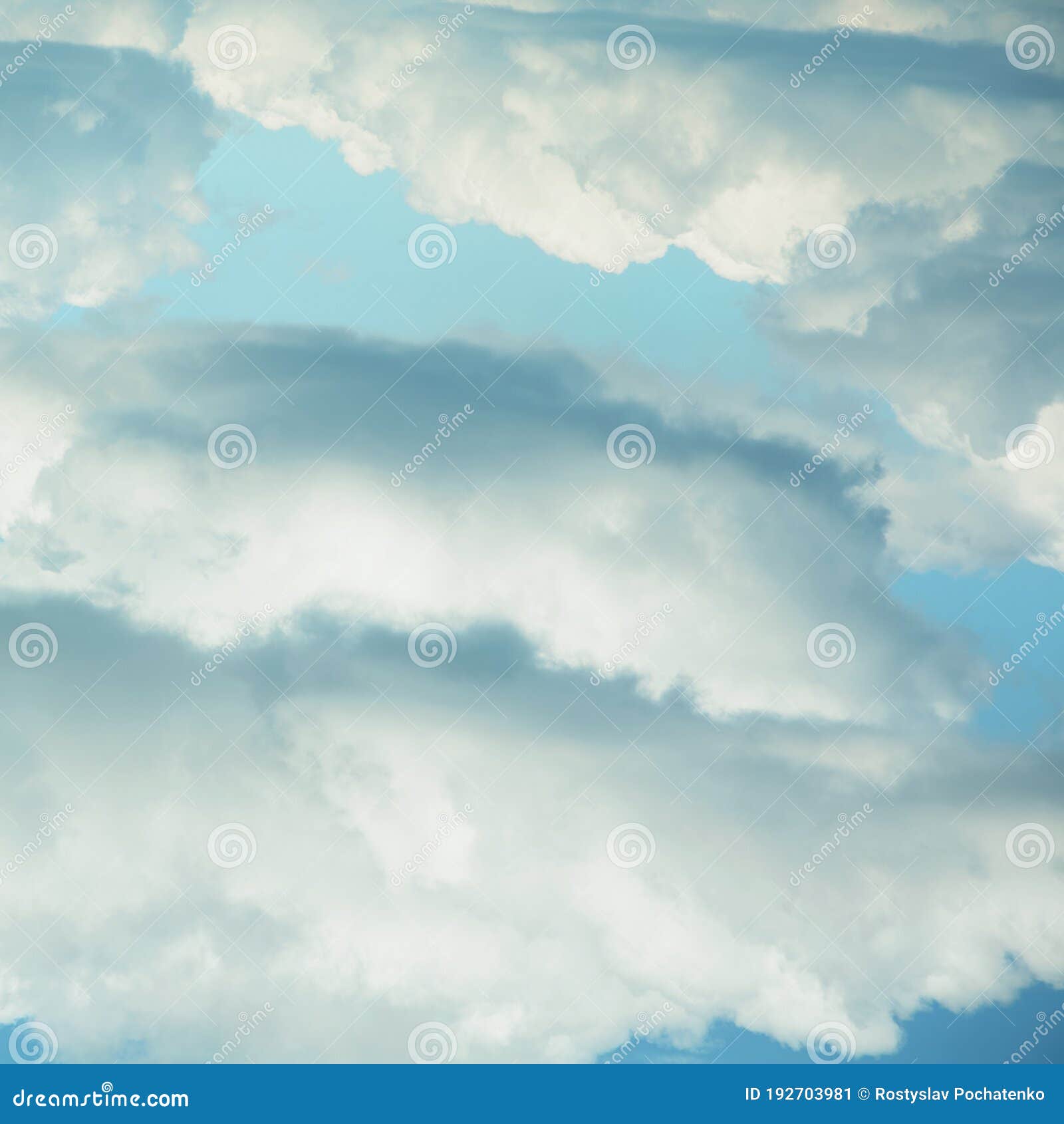 Blue Sky with Beautiful Clouds Stock Image - Image of beauty, clouds ...