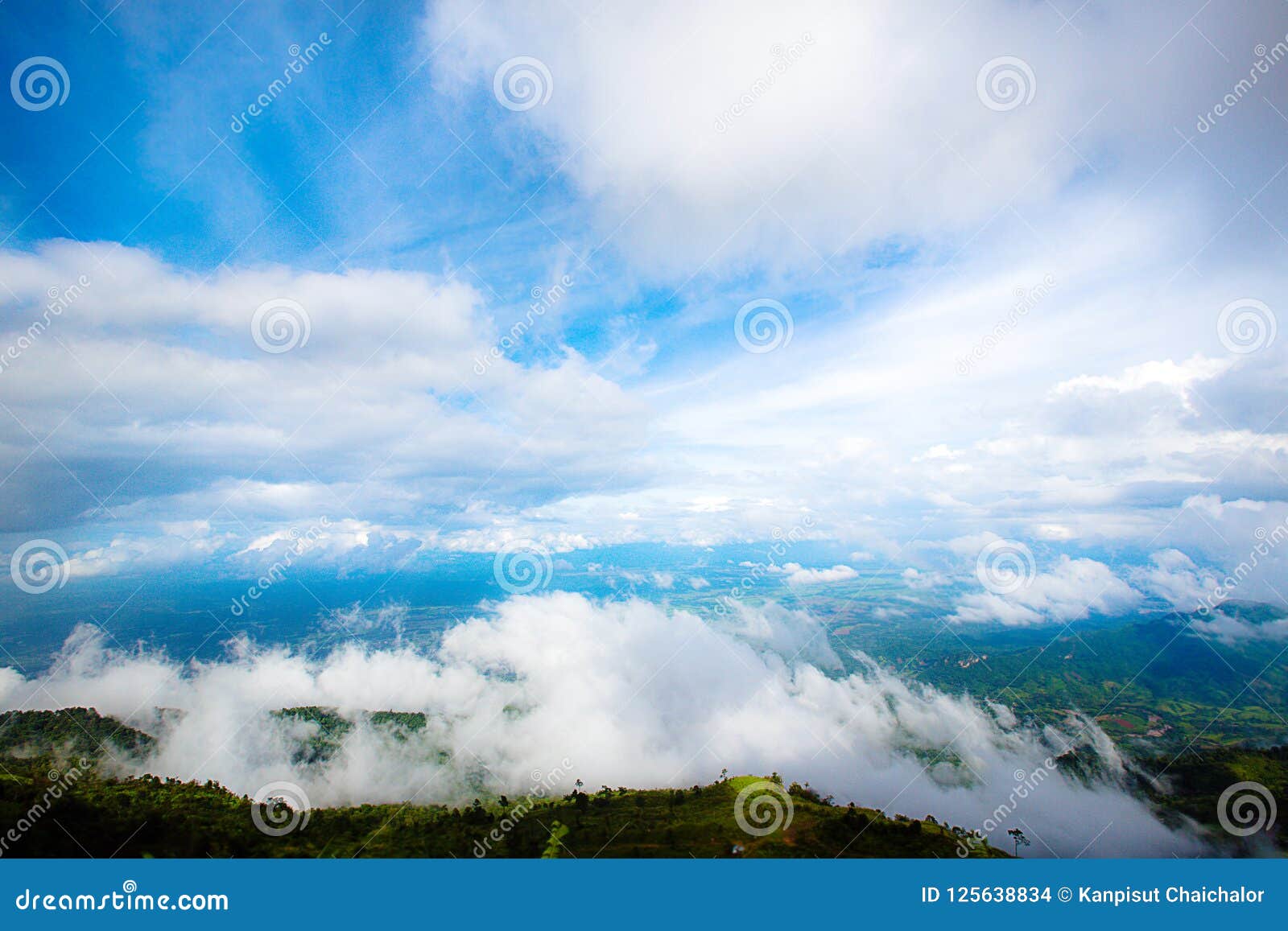Blue Sky and Beautiful Clouds Shape. Image for Background and Wallpaper ...