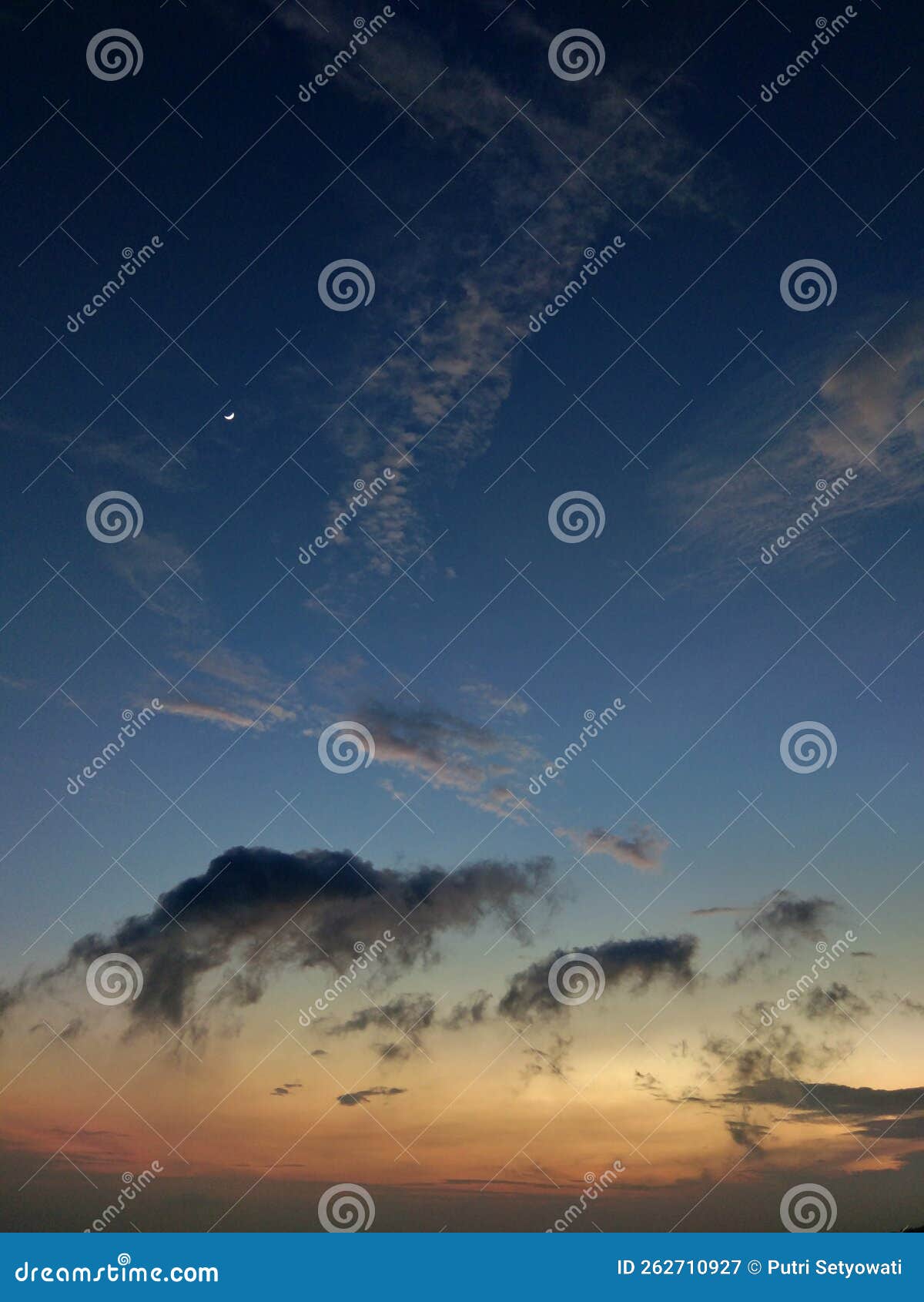 The Blue Sky is Beautiful Like Your Smile Stock Image - Image of blue ...