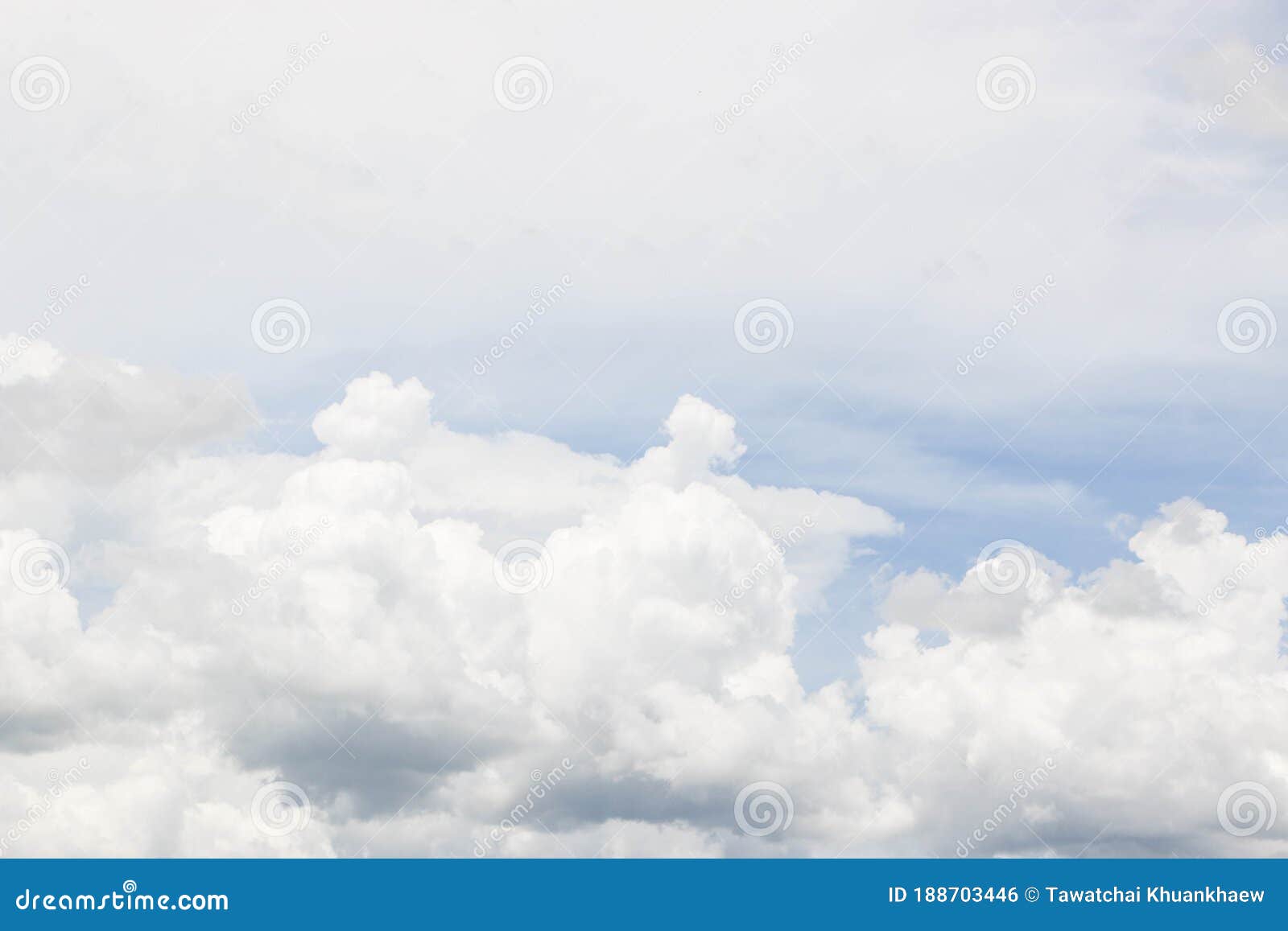 Blue Sky and Bright White Clouds Stock Photo - Image of clear, abstract ...