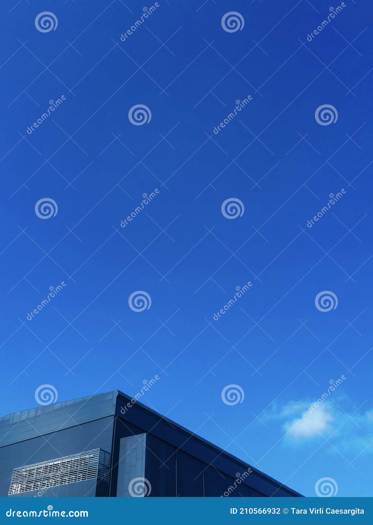 Blue sky and Building stock photo. Image of shoot, potrait - 210566932