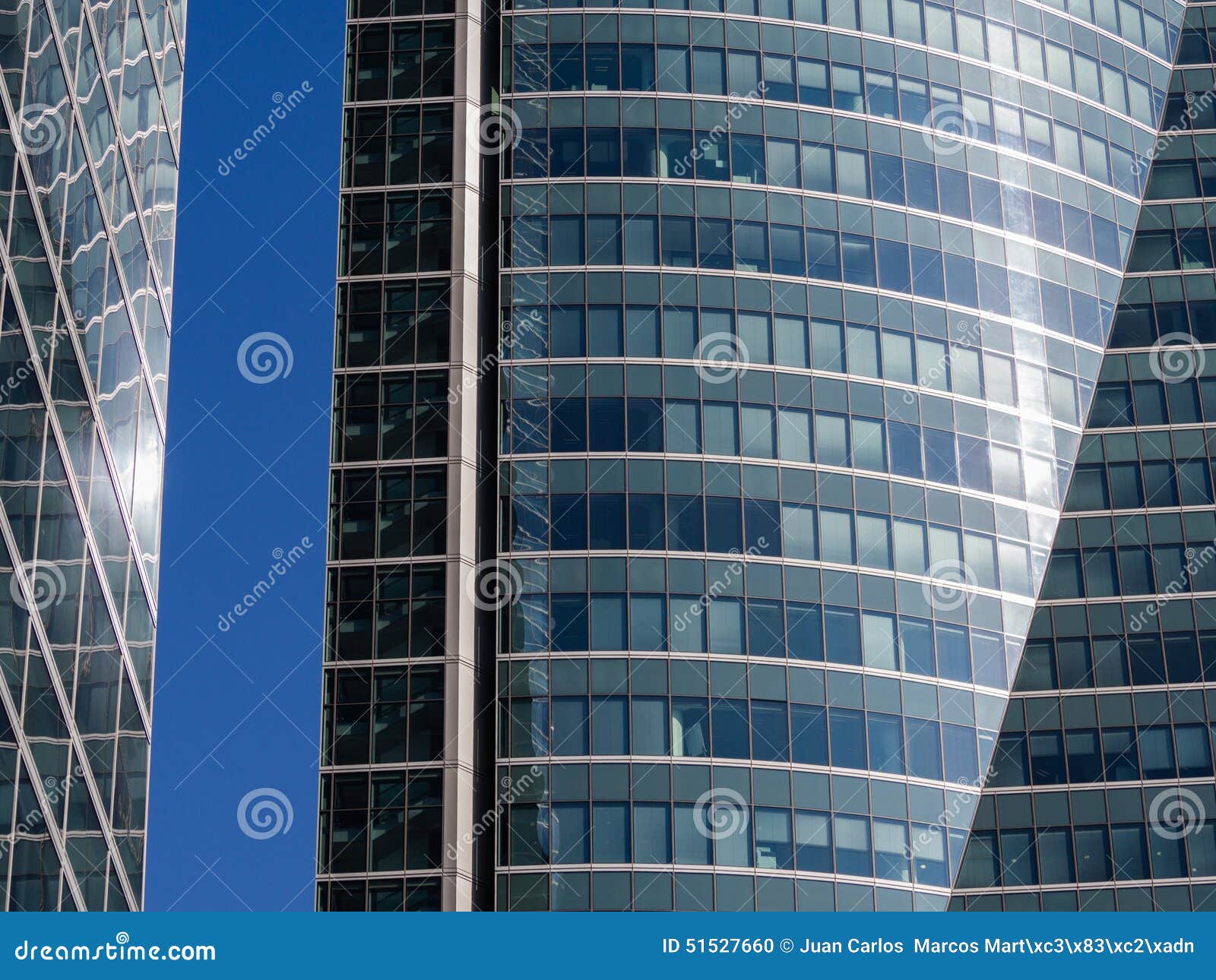 Blue sky with buildings stock photo. Image of urban, outdoors - 51527660