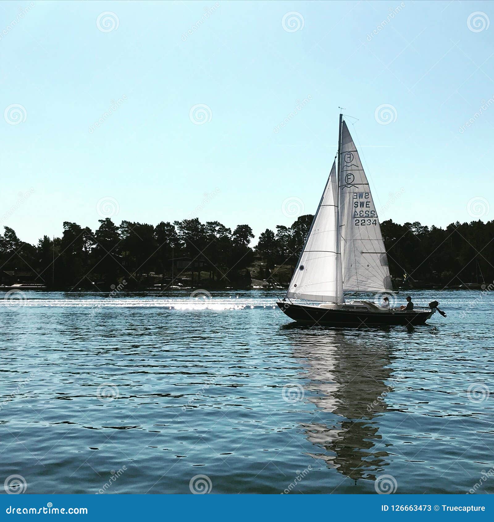 Sailing beautiful weather editorial stock photo. Image of calm - 126663473