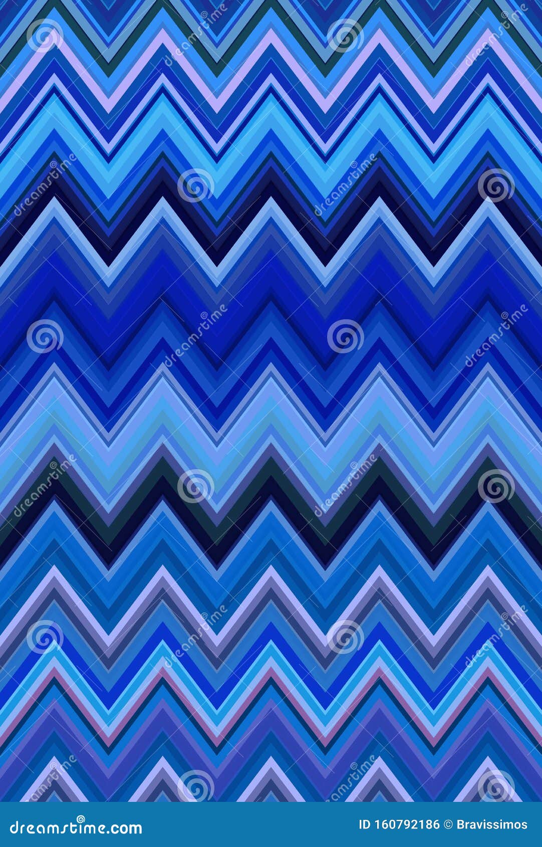 Blue Sky Chevron Zigzag. Backdrop Wallpaper Stock Illustration ...