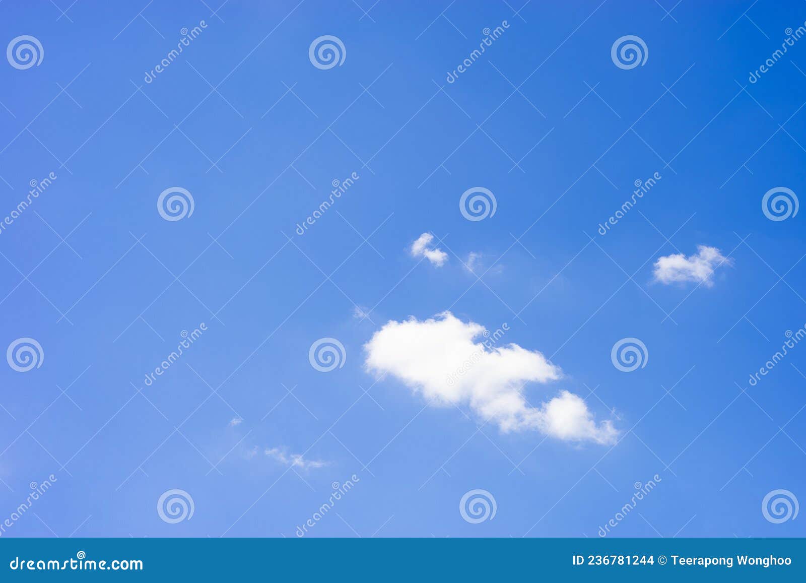 The Blue Sky on a Clear Day with White Clouds is a Refreshing and ...