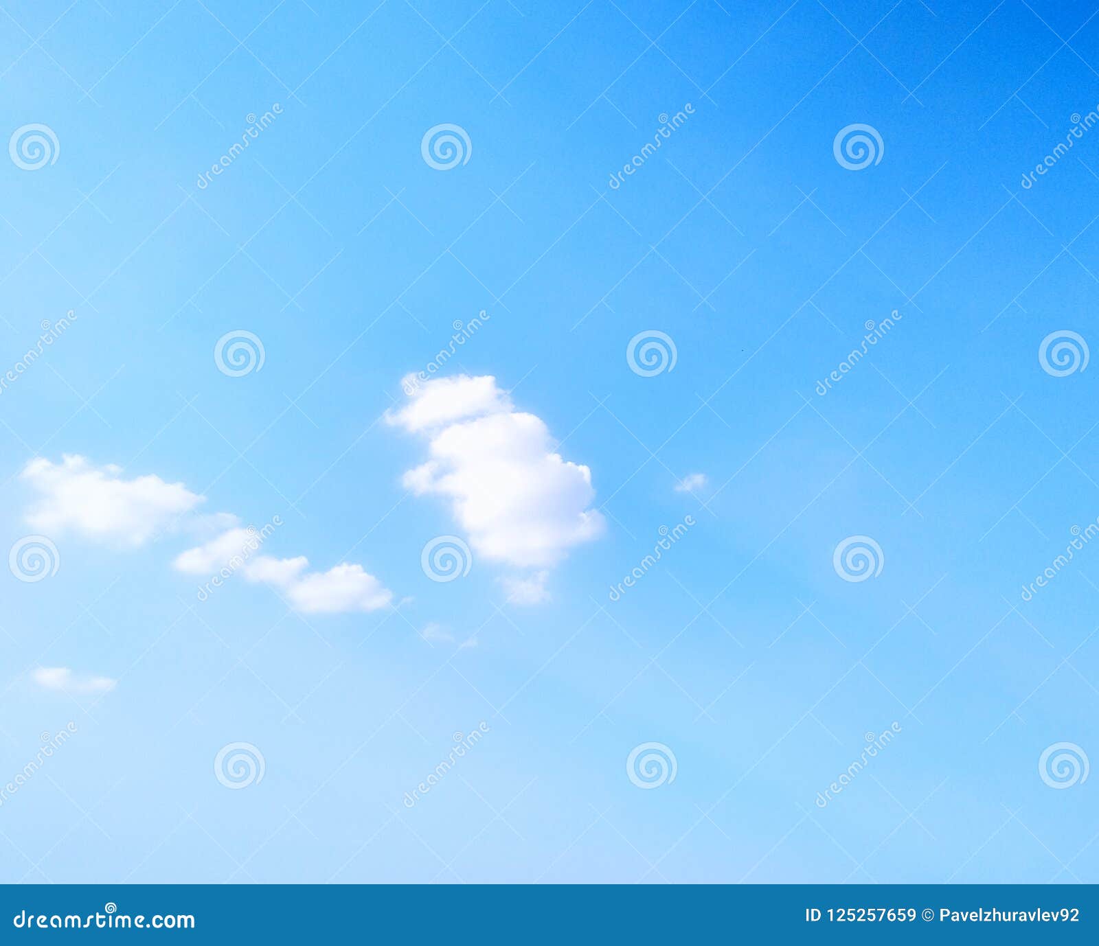 Blue Sky with Cloud Background. Overcast Texture. Selective Focus. Copy ...