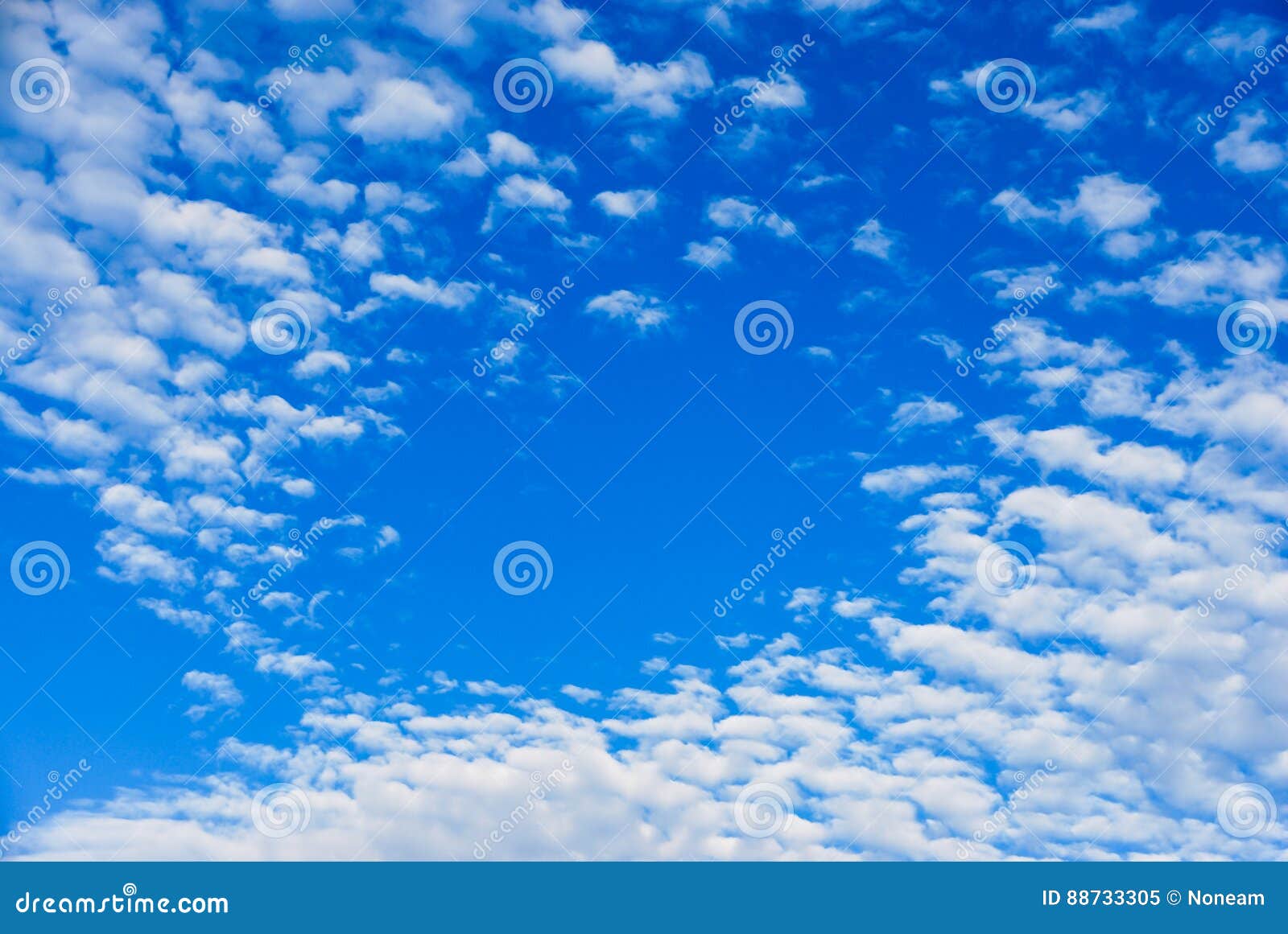 Blue Sky with Cloud Background/ Texture Stock Image - Image of ...