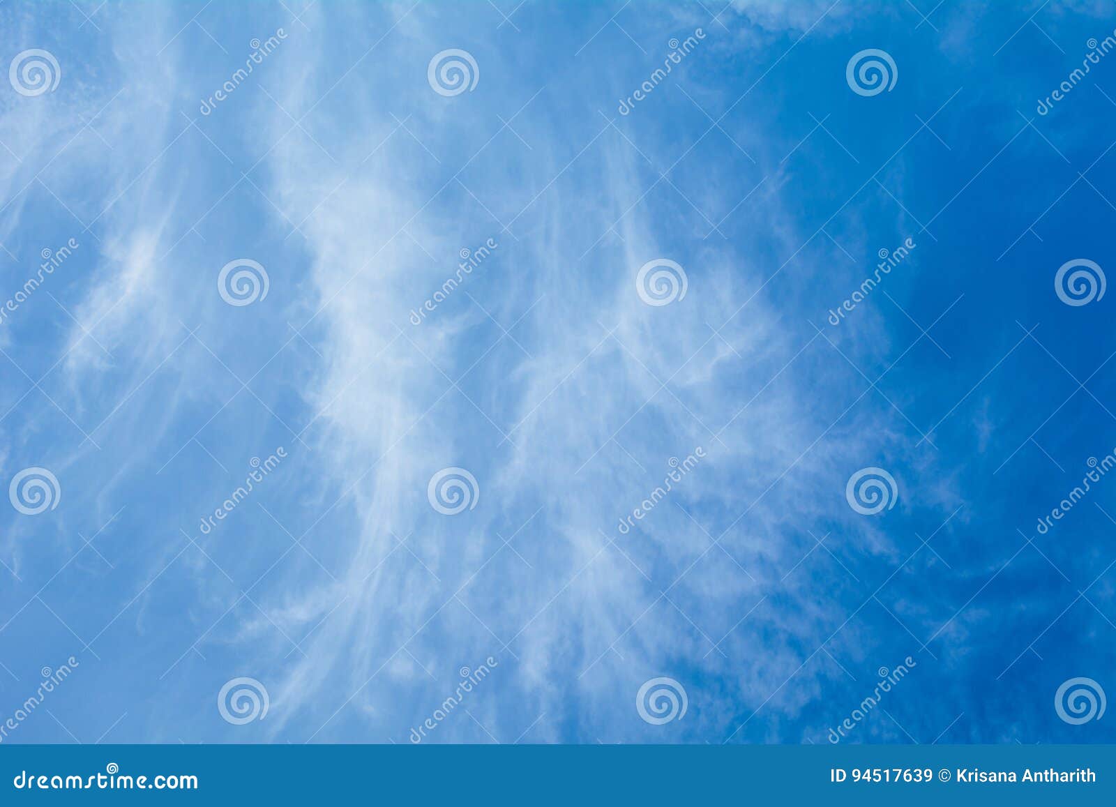 Blue Sky with Cloud, Clean Energy Power, Clear Weather Stock Image ...