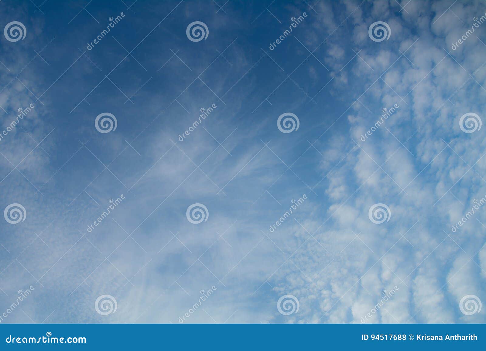 Blue Sky with Cloud, Clean Energy Power, Clear Weather Stock Photo ...
