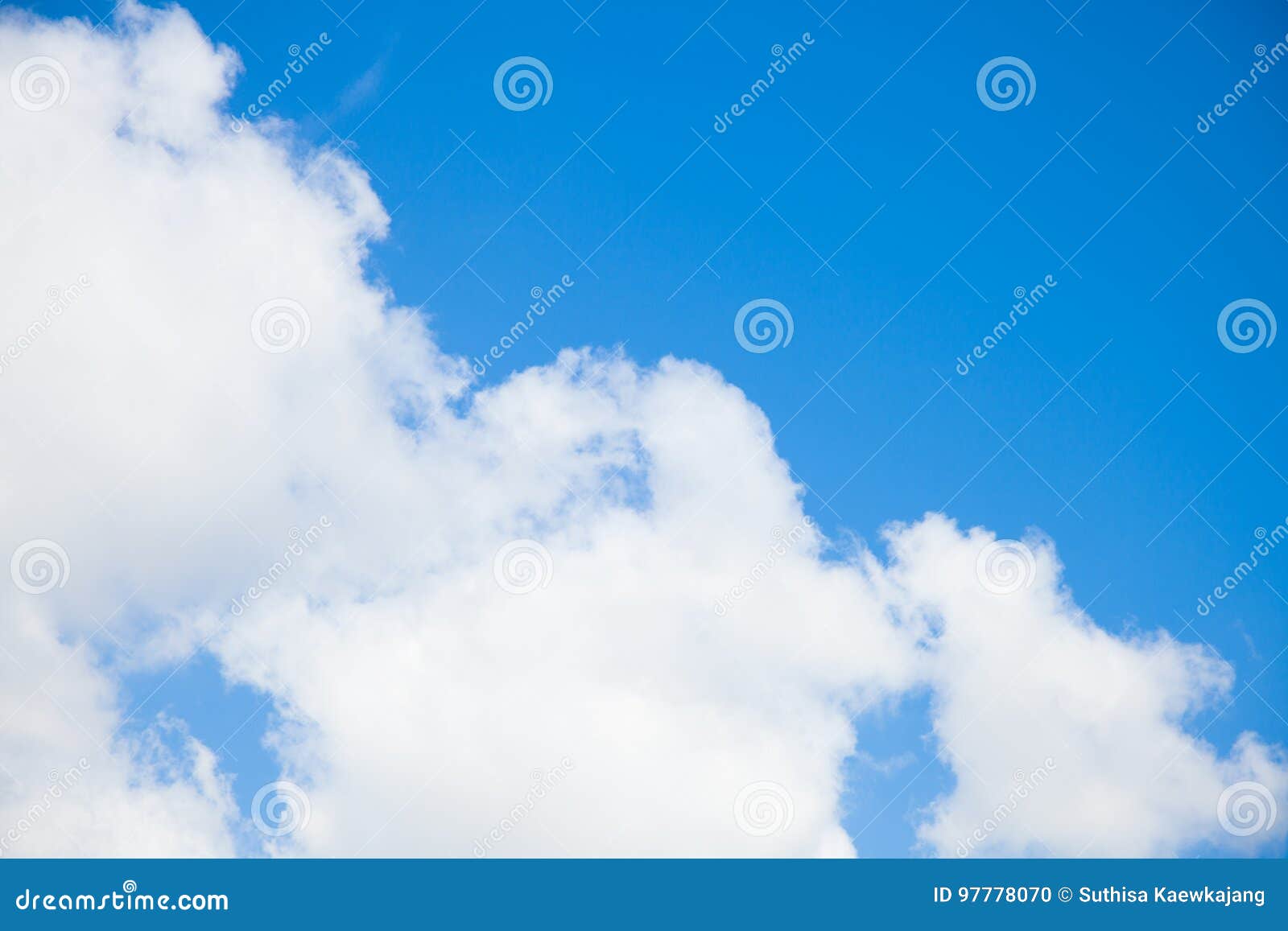Blue Sky with Cloud, Concept of Hope, New Start, Fresh Stock Photo ...