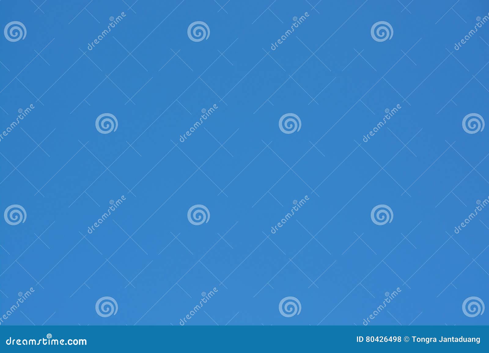 Blue Sky without a Cloud Obscured the View Daytime Desolate Empty Air ...