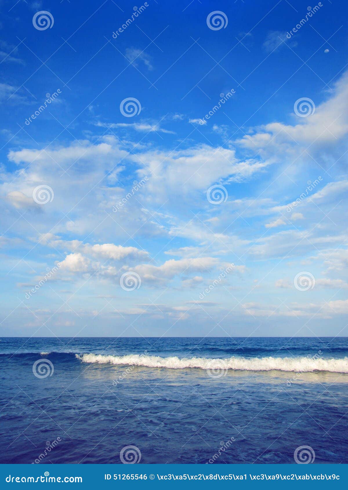 Blue sky cloud and sea stock photo. Image of metro, yellow - 51265546
