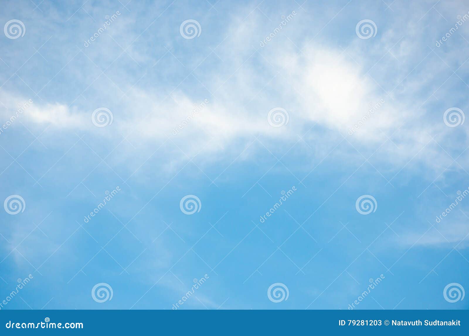 Blue sky with cloud stock image. Image of brightly, meteorology - 79281203