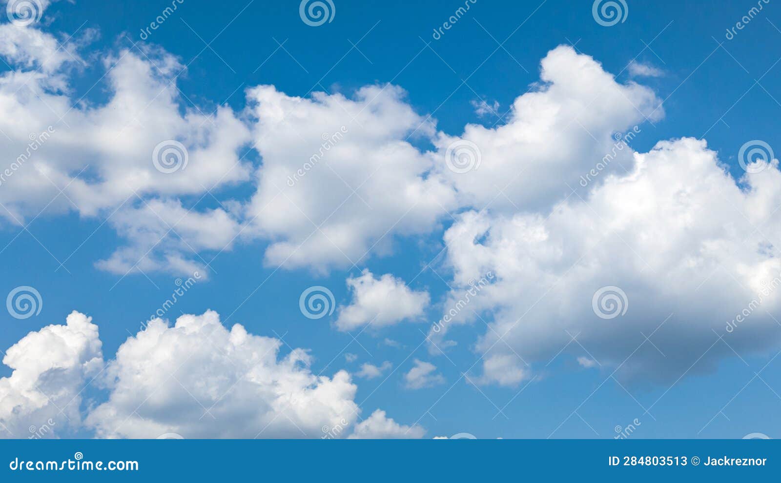 Blue Sky and Clouds Background Stock Image - Image of sunny, background ...