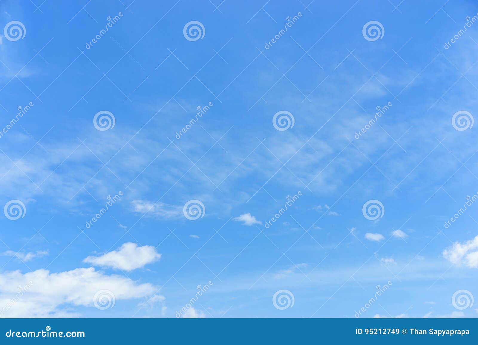 Blue sky with clouds stock image. Image of outdoor, space - 95212749