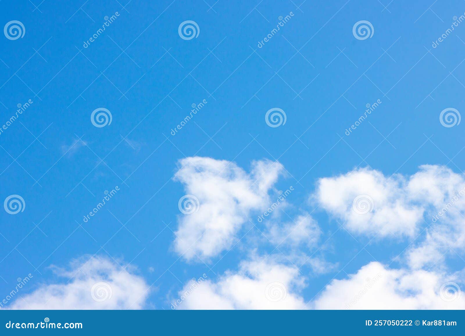 Blue Sky with Clouds Background, Natural Blue Sky Stock Photo - Image ...