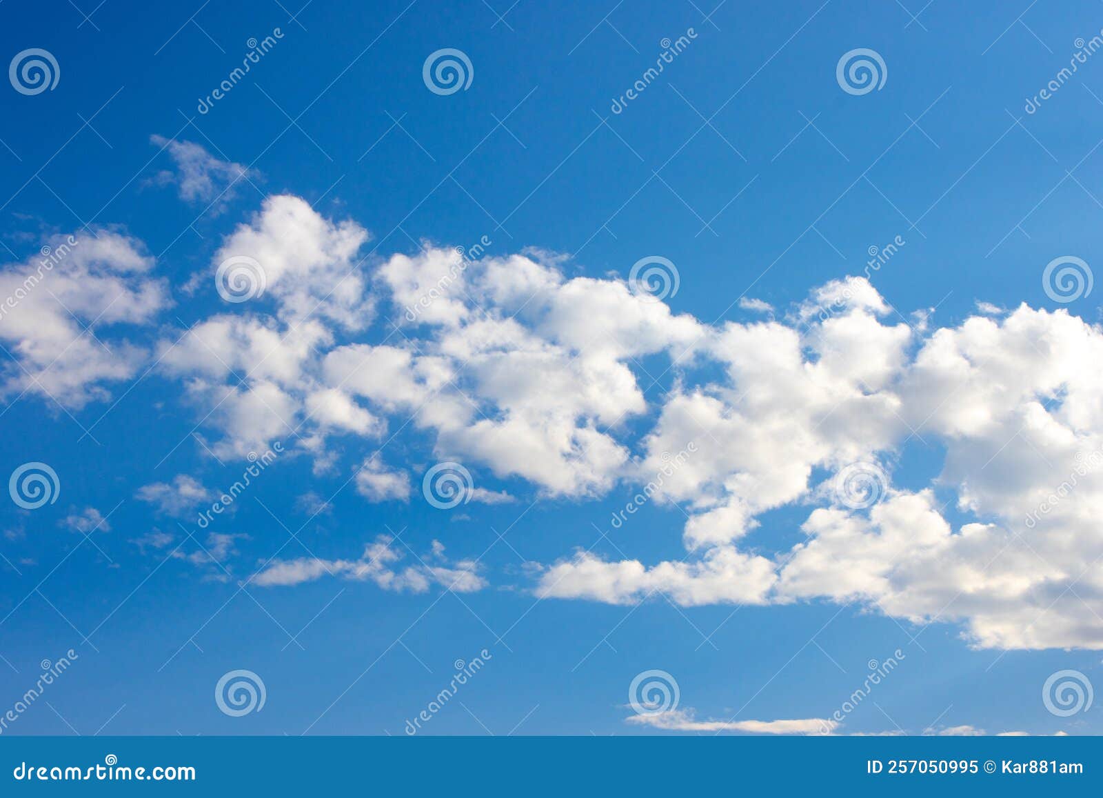 Blue Sky with Clouds Background, Natural Blue Sky Stock Image - Image ...